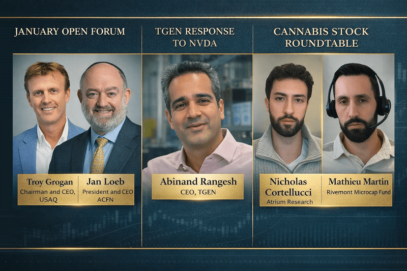 TGEN Take On NVDA Controversial Comments, Our January Open Forum With ...
